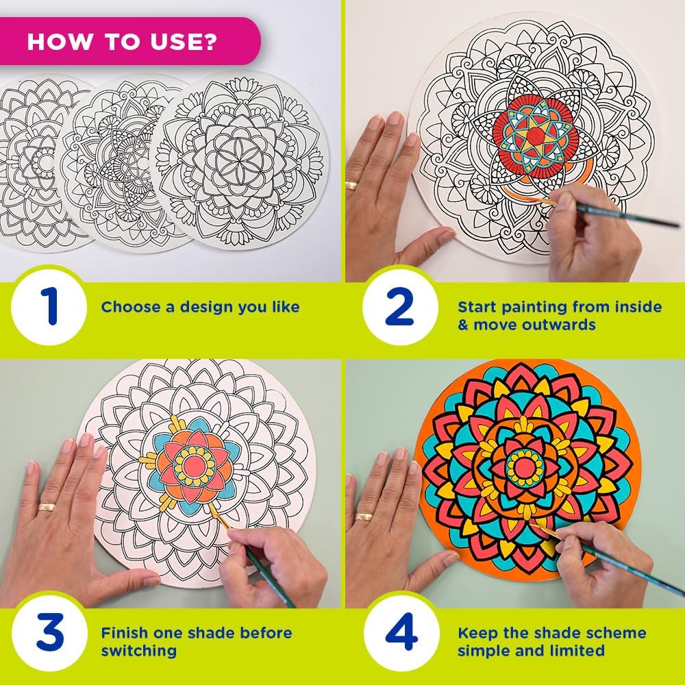Mandala Art Kit - Graphicoart Design